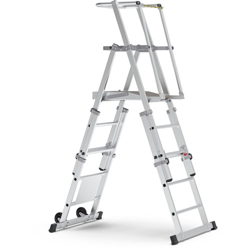 Zarges ZAP Telescopic Work Platform Ladder | Ladders.co.uk