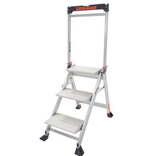 Little Giant EN14183 Jumbo Steps Ladder | 2-4 Treads | Wide Step