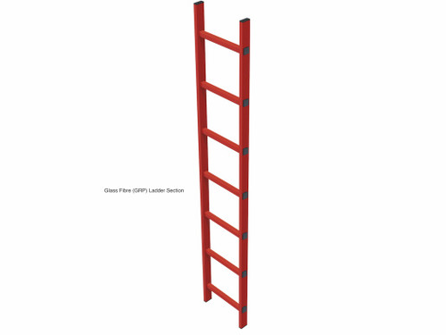 Zarges Manhole/Shaft Ladders - Glass Fibre - Ladders.co.uk