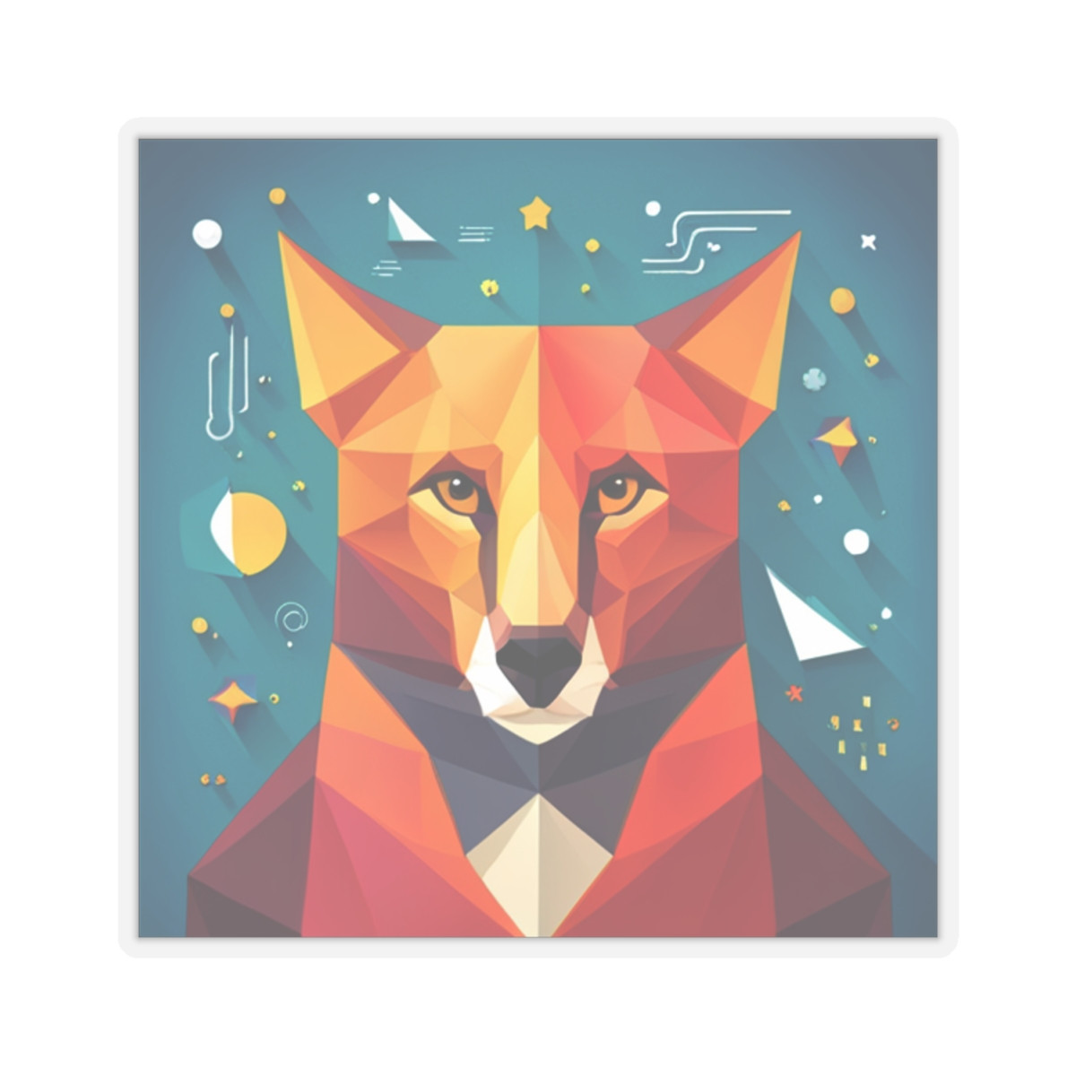 Digital Wolf Stickers - Lucian Industries