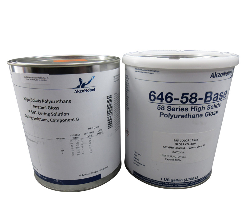 AkzoNobel 646-58-3538/X-501 FS#13538 Yellow MIL-PRF-85285E Type I ...