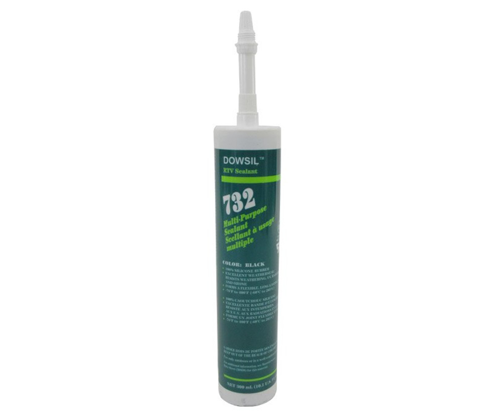 Dow Corning RTV 732 Black Silicone Sealant - 300 ml