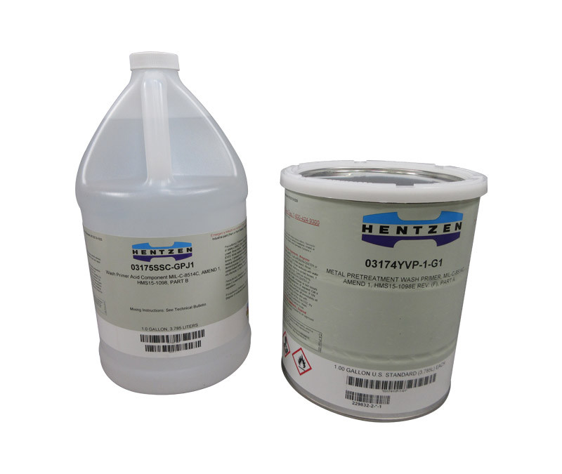 Hentzen Pretreatment Wash Primer - Yellow - 2 Gallons