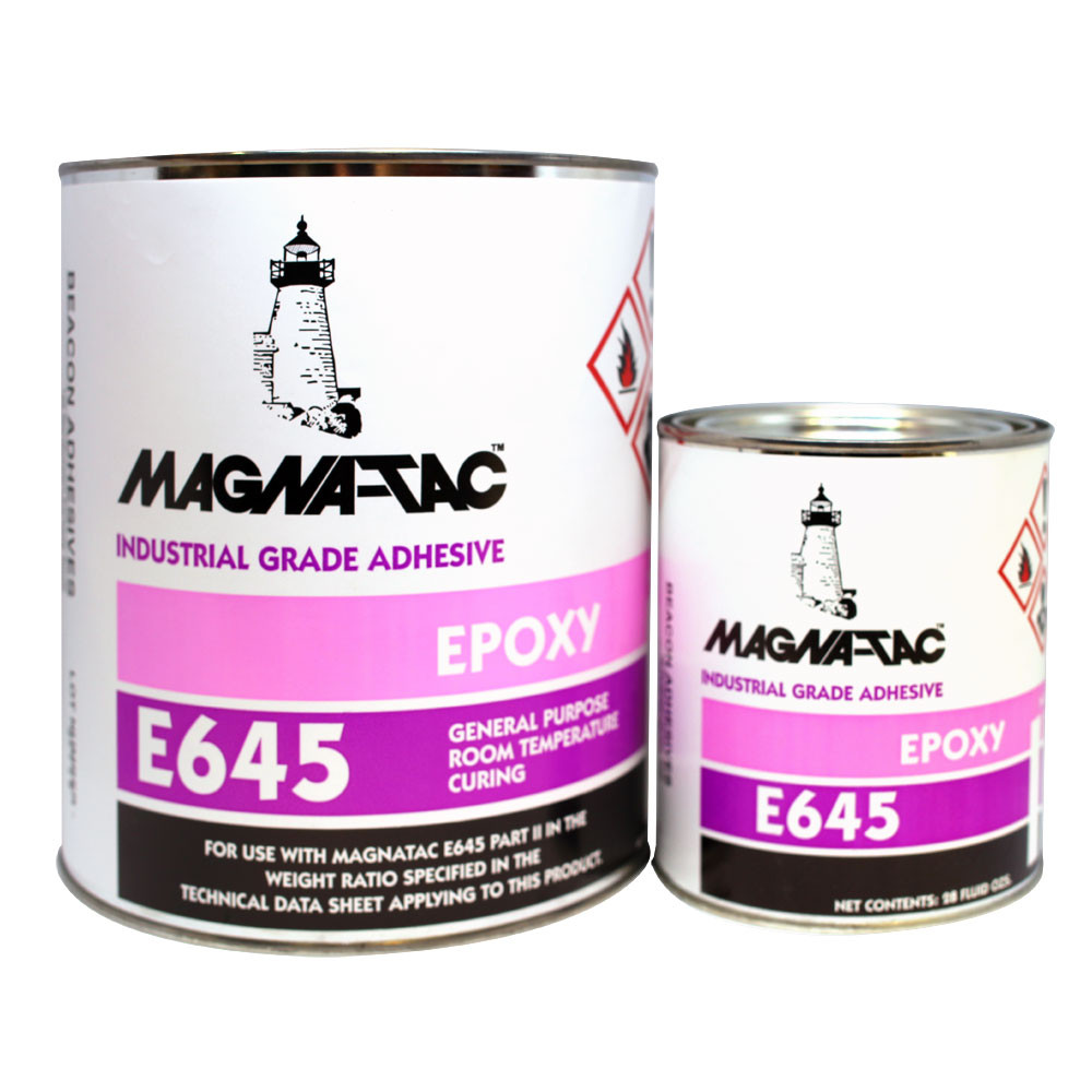 MAGNA-TAC E645 Two-Part Thermosetting Epoxy Adhesive - Gallon Kit (1.25 ...