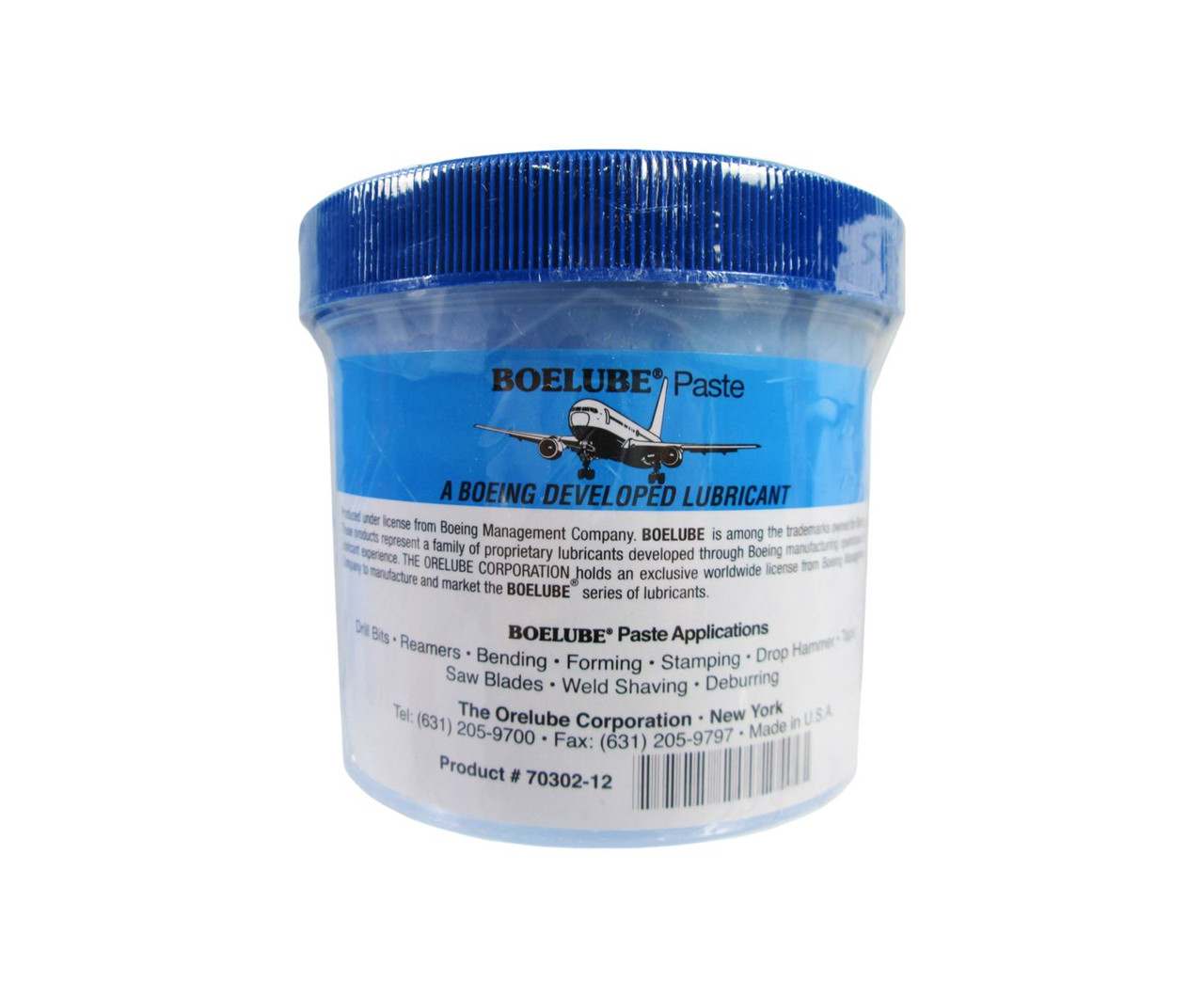 BOELUBE 70302-12 Blue (Soft) Machining Lubricant Paste - 12 oz Jar at ...