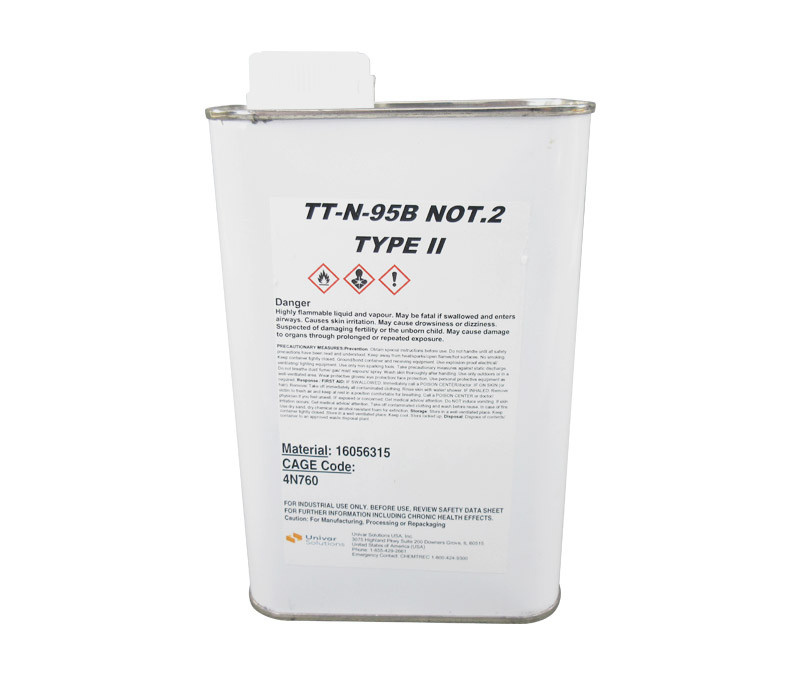 Military Specification TT-N-95 Type II Naphtha Solvent - Quart Can at ...