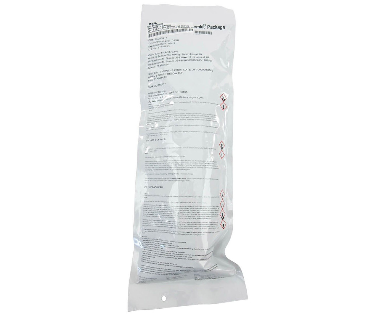 PPG Aerospace PR-1826 B-1/4 Gray PRC Standard Spec Rapid Cure Fuel Tank ...