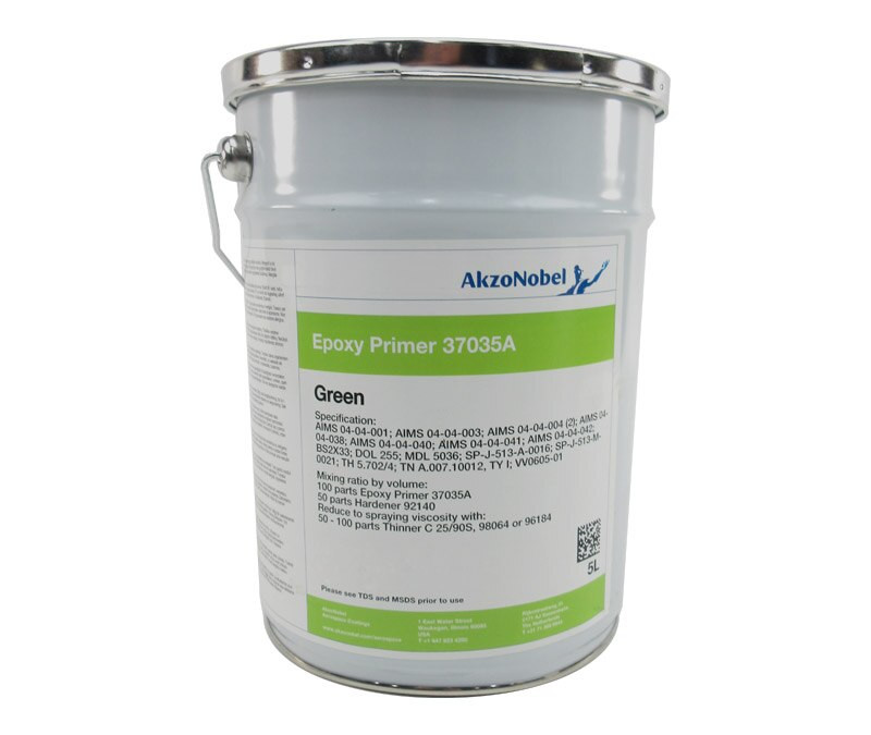 AkzoNobel 37035A Aerodur Green Epoxy Primer 5 Liter Can