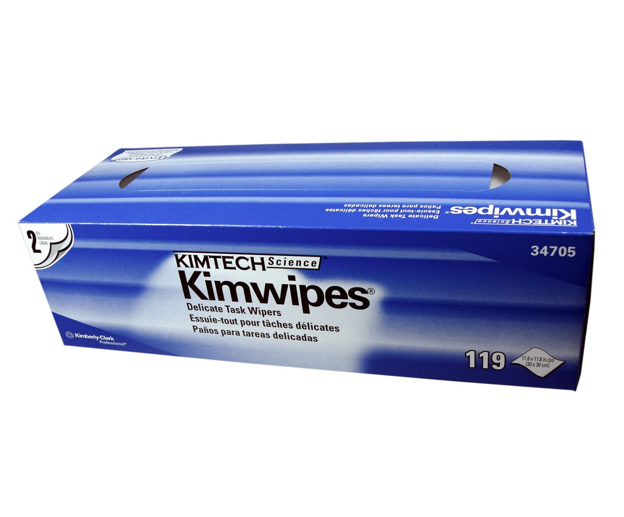 Kimwipes 34705 White 11.8" x 11.8" Light Duty Delicate Task Wipers ...