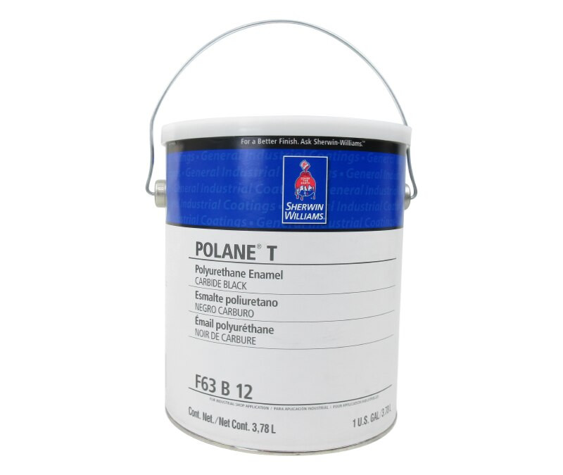 Sherwin-Williams Polane T - Black Polyurethane Paint