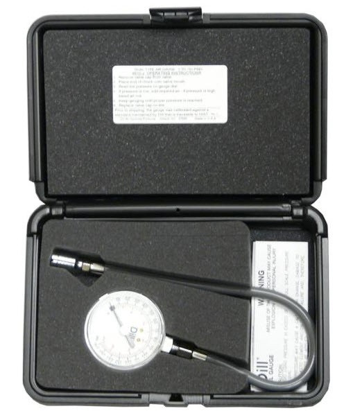 Dill Air Controls 8876 High Pressure (0-3,000 PSI) Shock Strut Gauge at ...