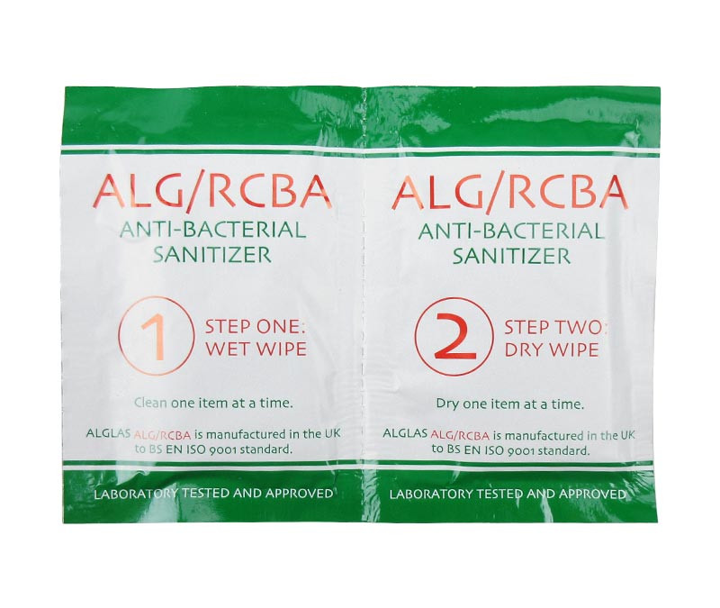 ALGLAS ALG/RCBA Anti-Bacterial Display Screen Cleaner Wipe - 1+2 Twin ...
