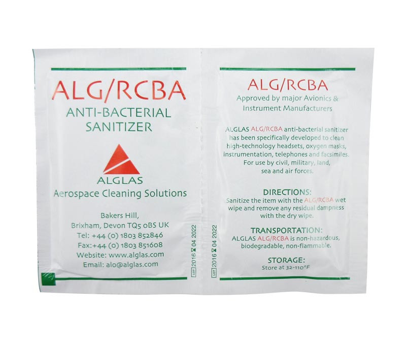 ALGLAS ALG/RCBA Anti-Bacterial Display Screen Cleaner Wipe - 1+2 Twin ...