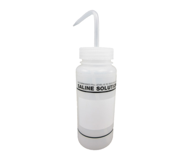 Bel-Art F11646-0617 "Saline Solution" Safety-Labeled 500 mL (16 fl oz ...