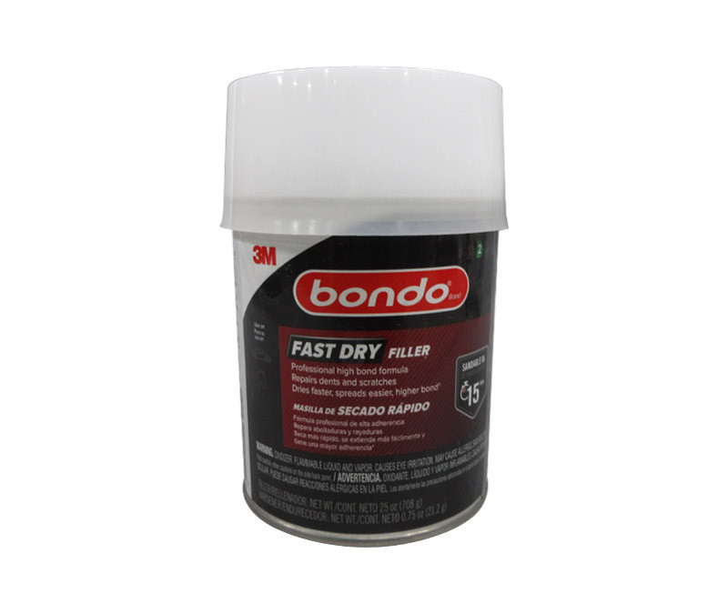 Bondo® Fast Dry Filler FD-QT-ES - 25 oz Cannister at SkyGeek.com