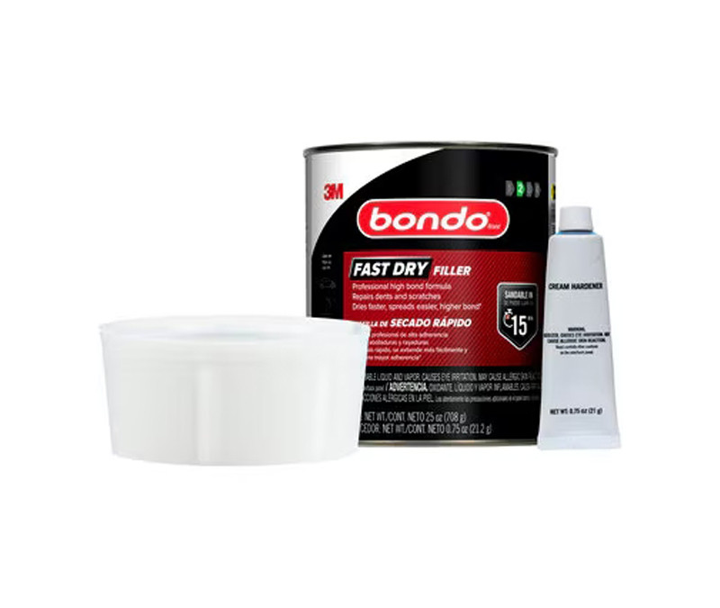 Bondo® Fast Dry Filler FD-QT-ES - 25 oz Cannister at SkyGeek.com
