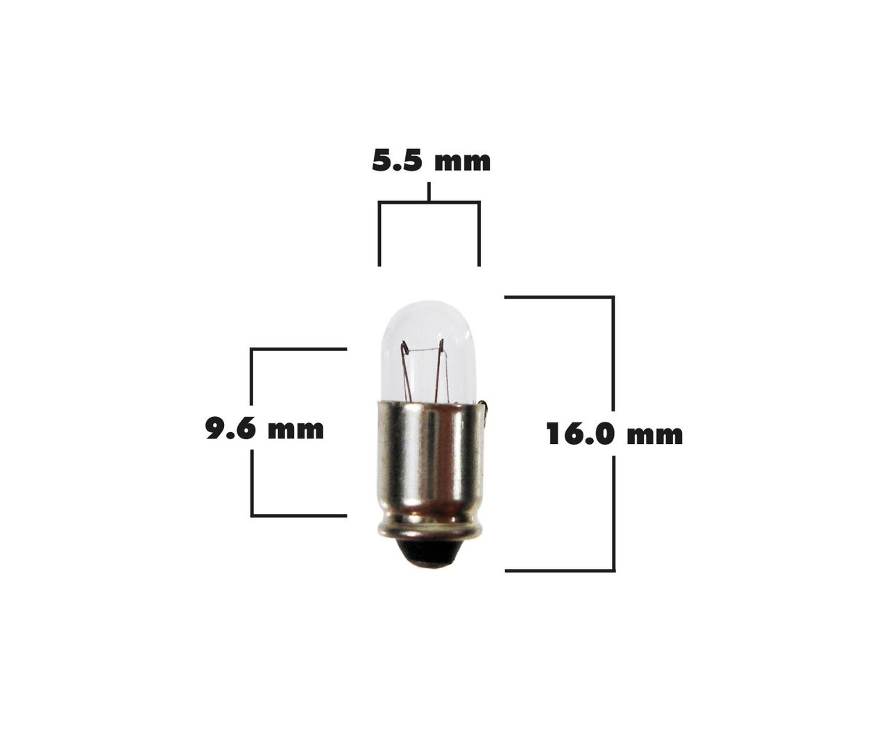 GE Lighting 334 T1-3/4 28-Volt / 1-Watt Lamp, Incandescent at SkyGeek.com