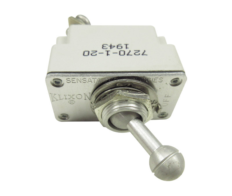 Klixon 7270-1-20 Circuit Breaker Toggle Switch - 20 AMP at SkyGeek.com