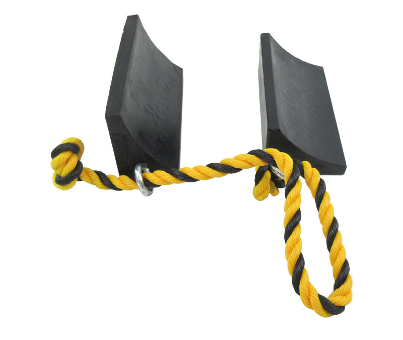 SkyGeek SG1080 Black/Hi-Viz Yellow Stripe 8" Rubber Aircraft Wheel ...