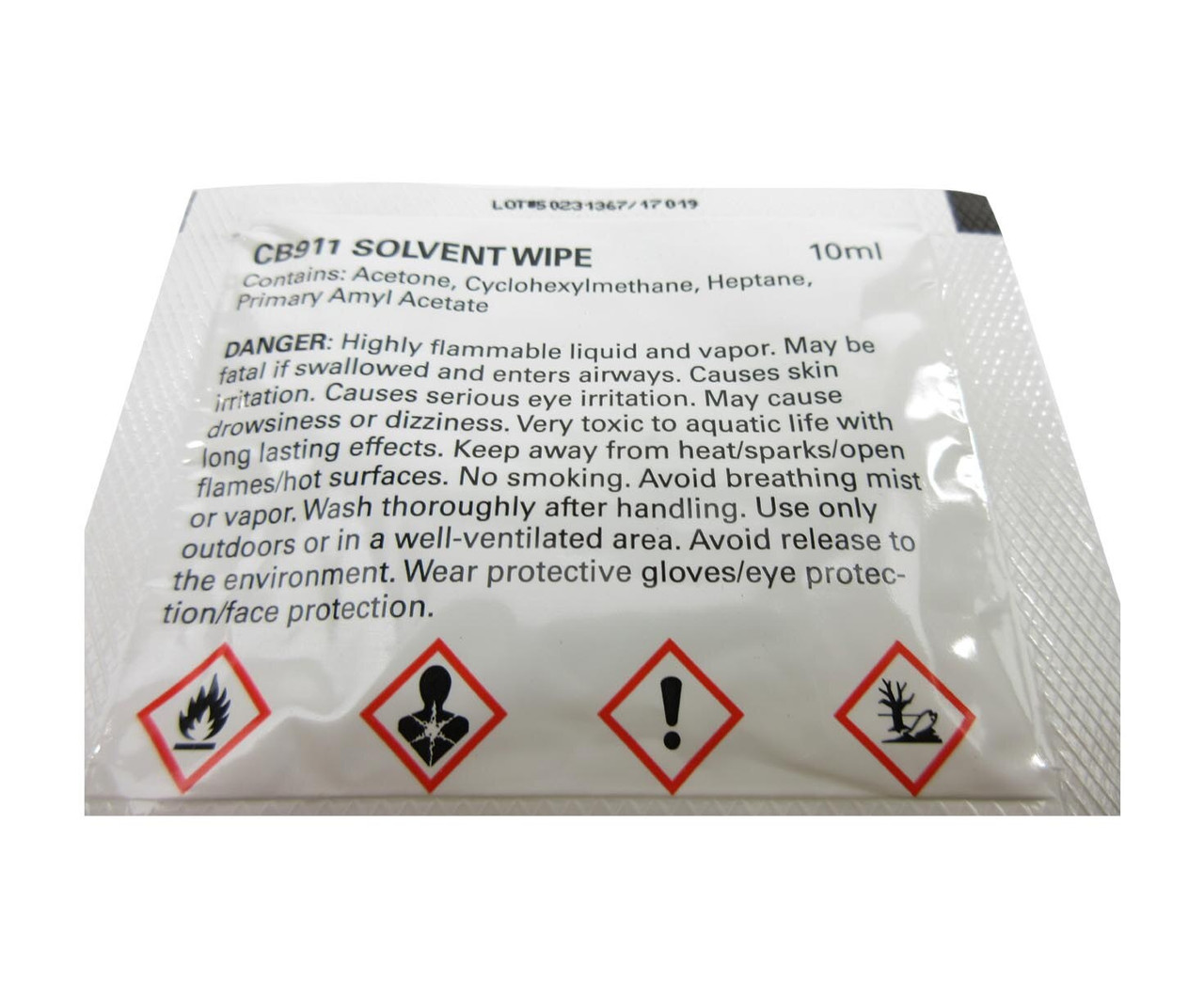 CLICK BOND CB911 Solvent Wipe at SkyGeek.com