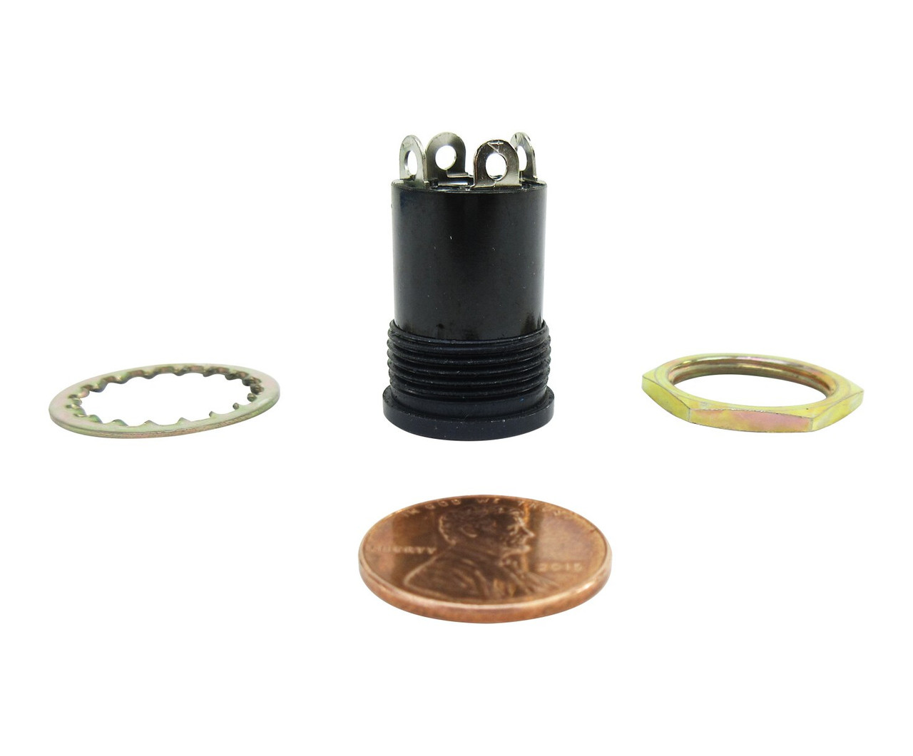 TJT-120 Threaded Panel Mount Microphone Jack - SkyGeek.com