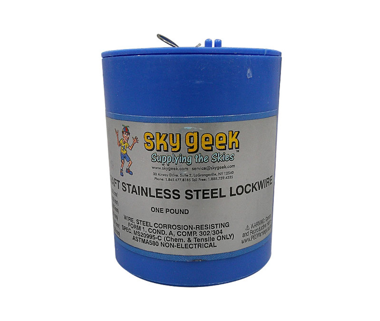 Military Standard Stainless Steel Safety Wire - 1 Pound Container