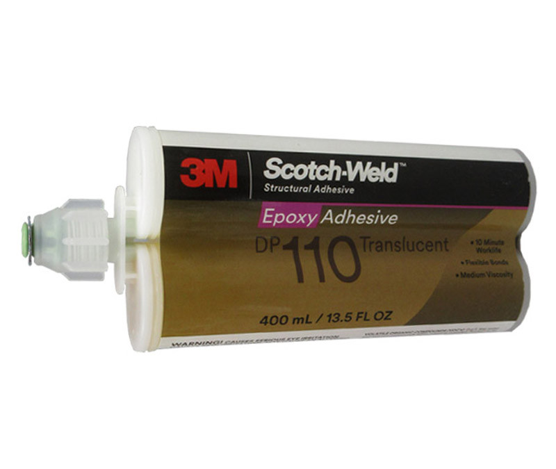 3M 021200-87847 Scotch-Weld DP-110 Translucent Epoxy Adhesive - 400 mL ...