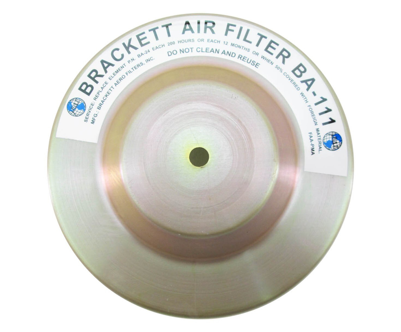 Brackett Aero Filters BA-111-7 Filter End Cap Assembly fits P/N BA-111 ...