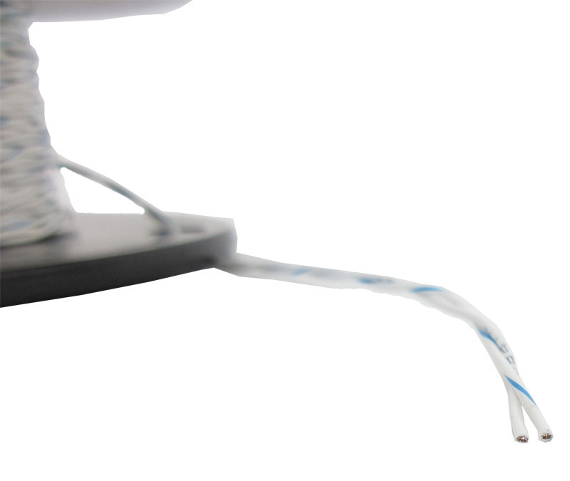 Military Specification M27500 22SB2U00 White Jacket 22 AWG 2 Conductor Military Specification M27500 22SB2U00 White Jacket 22 AWG 2 Conductor