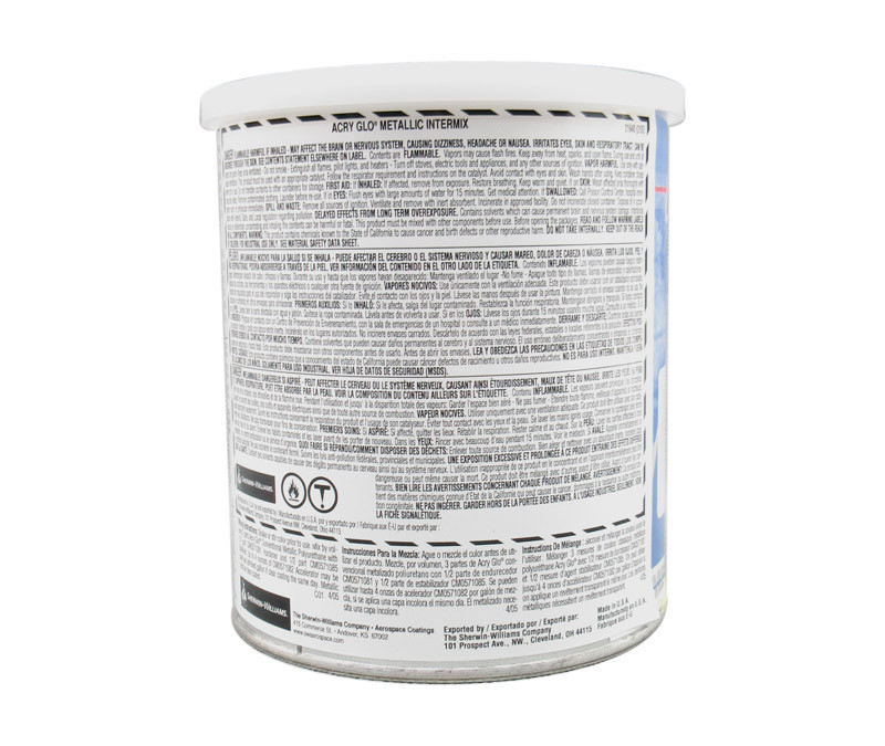 Sherwin-Williams H10683 ACRY GLO Conventional Metallic Phantom Gray ...