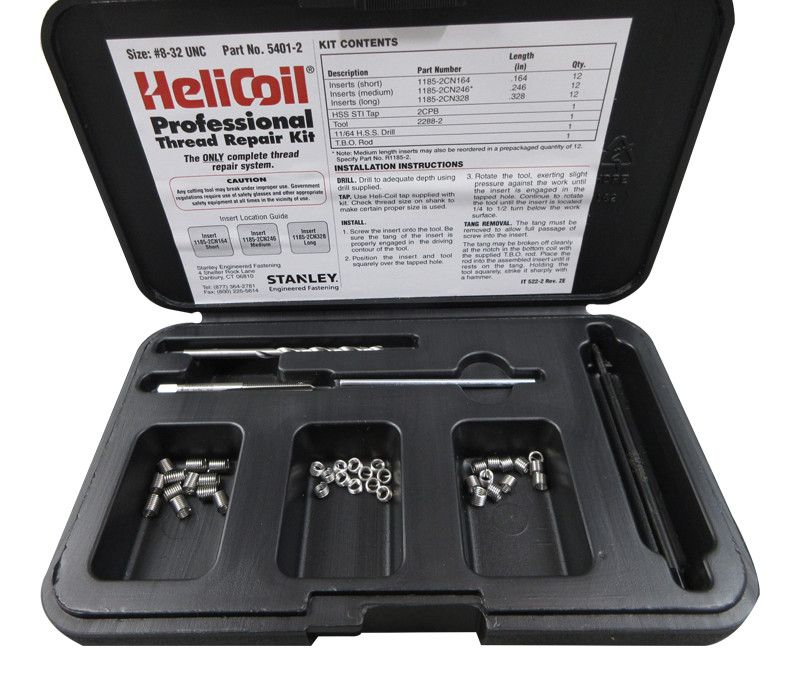 HELI-COIL 5401-2 #8-32 UNC Thread Repair Kit at SkyGeek.com
