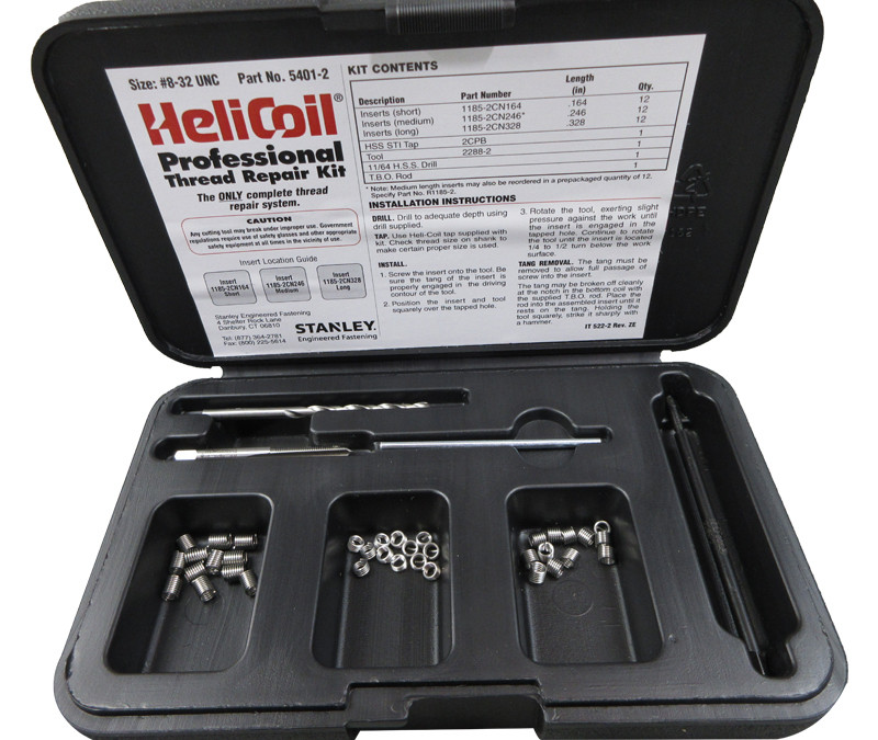 HELI-COIL 5401-2 #8-32 UNC Thread Repair Kit at SkyGeek.com