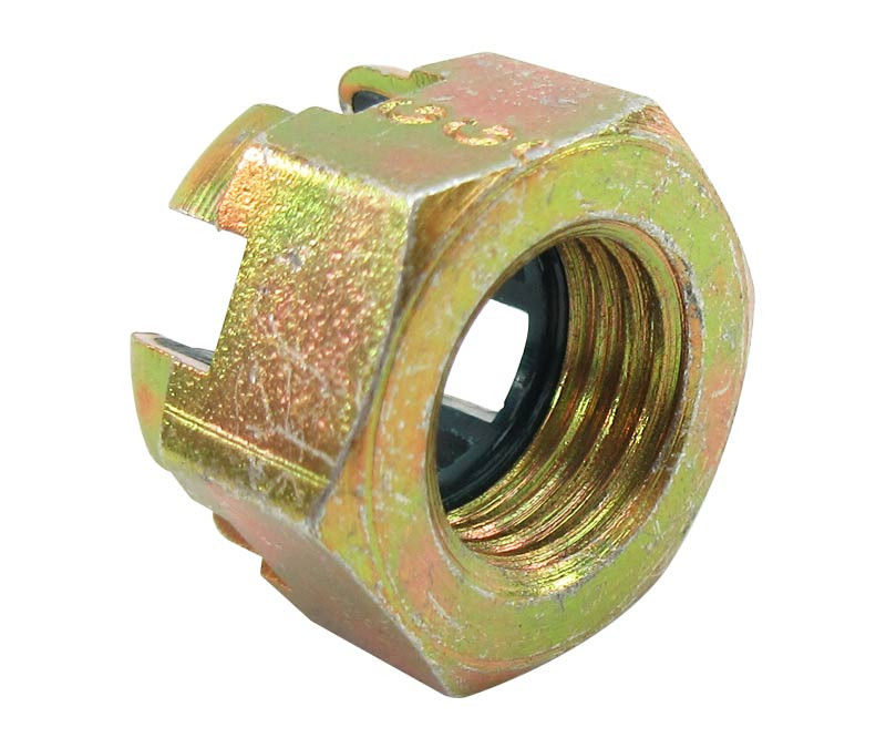 Military Standard MS17825-6 Steel Nut, Self-Locking, Slotted, Hexagon ...
