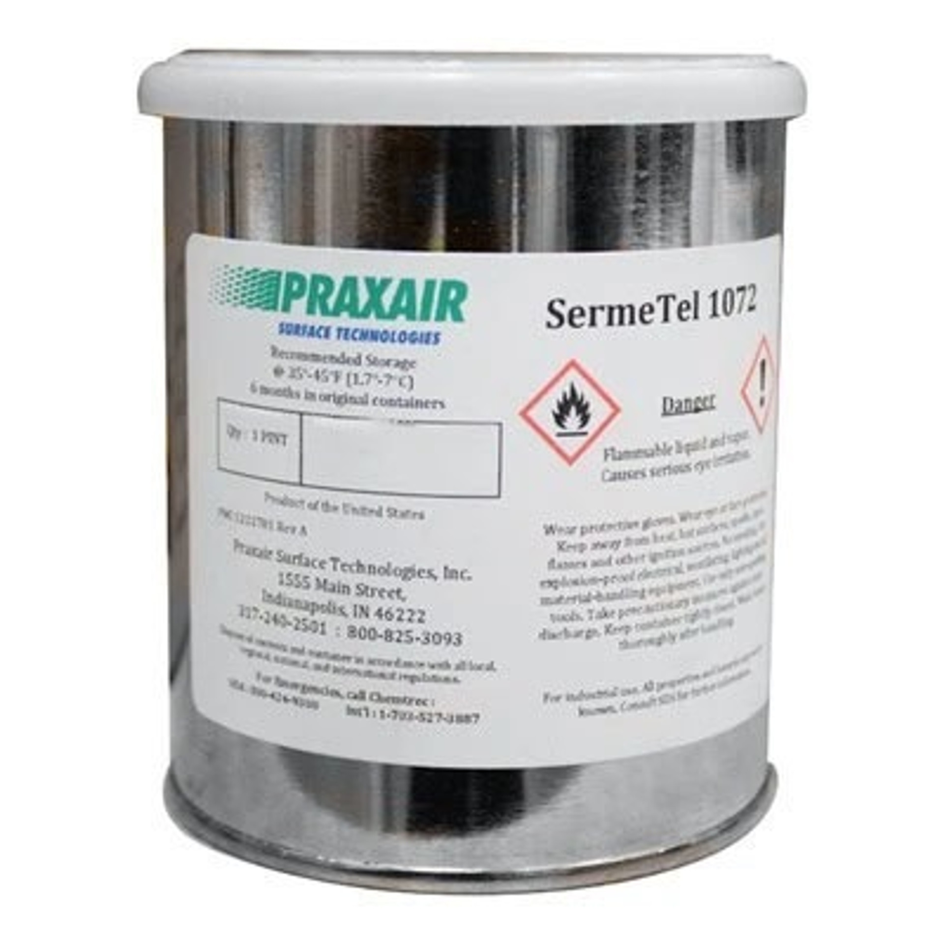SermeTel 1072 Gray High-Temperature Polymer Coating with Metallic ...