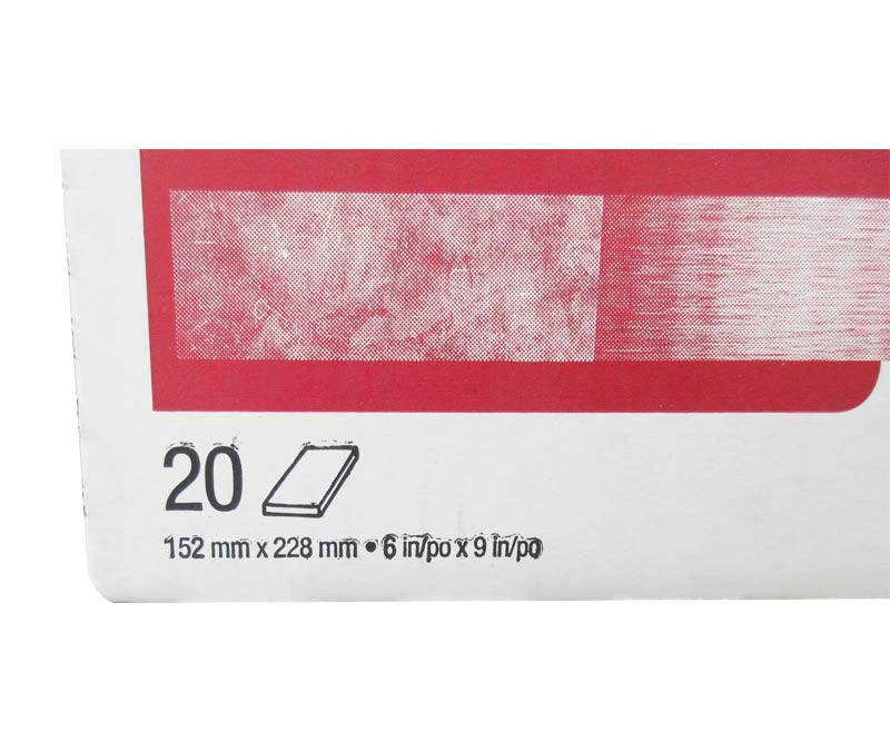 3M Scotch-Brite 7447 Maroon Pads - 20 Pads/Box