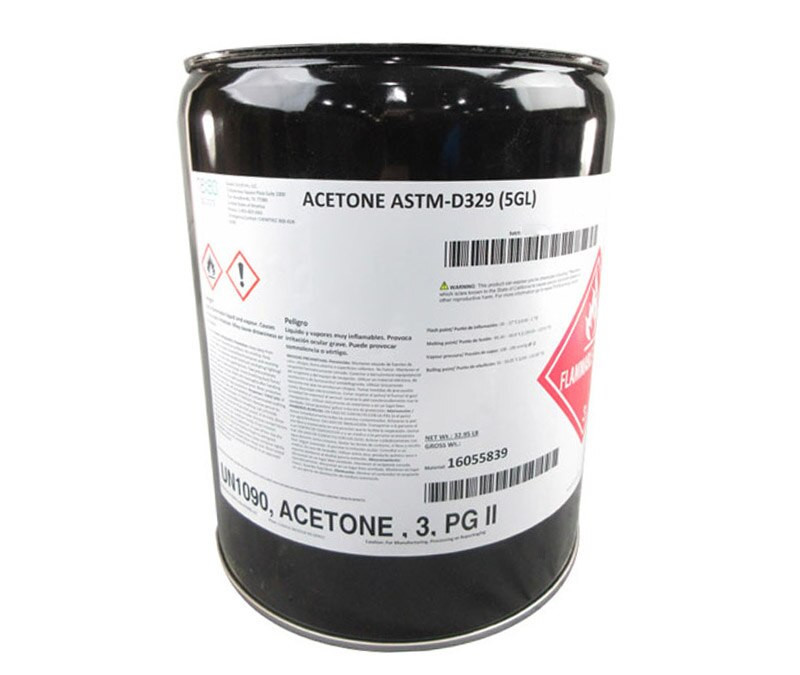 Military Specification O-A-51 Acetone - 5 Gallons