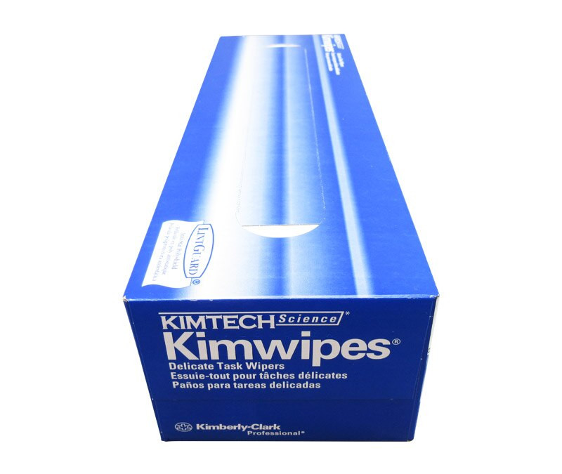 Kimwipes 34721 White 14.7" x 16.6" Light Duty Delicate Task Wipers - 90 ...