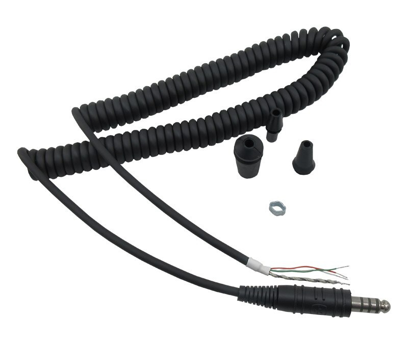 David Clark 18028G-26 Black Headset Model H10-76 Communication Cord Kit ...