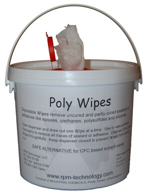 RPM Technology PolyWipes Sealant Removal Wipes - 150 ct