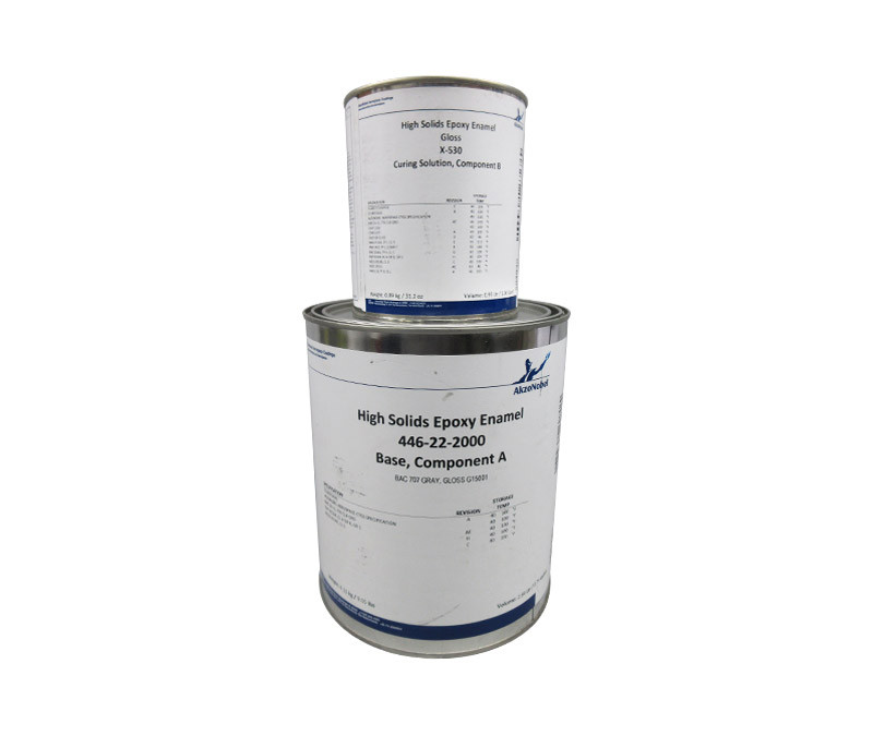 AkzoNobel 446-22-2000/X-530 BAC 707 Gloss Gray High Solids Epoxy Topcoat - Gallon Kit at SkyGeek.com