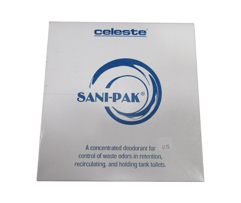 Celeste SP-77008 SANI-PAK Blue Powder Chemical Toilet Deodorant - 8 ...