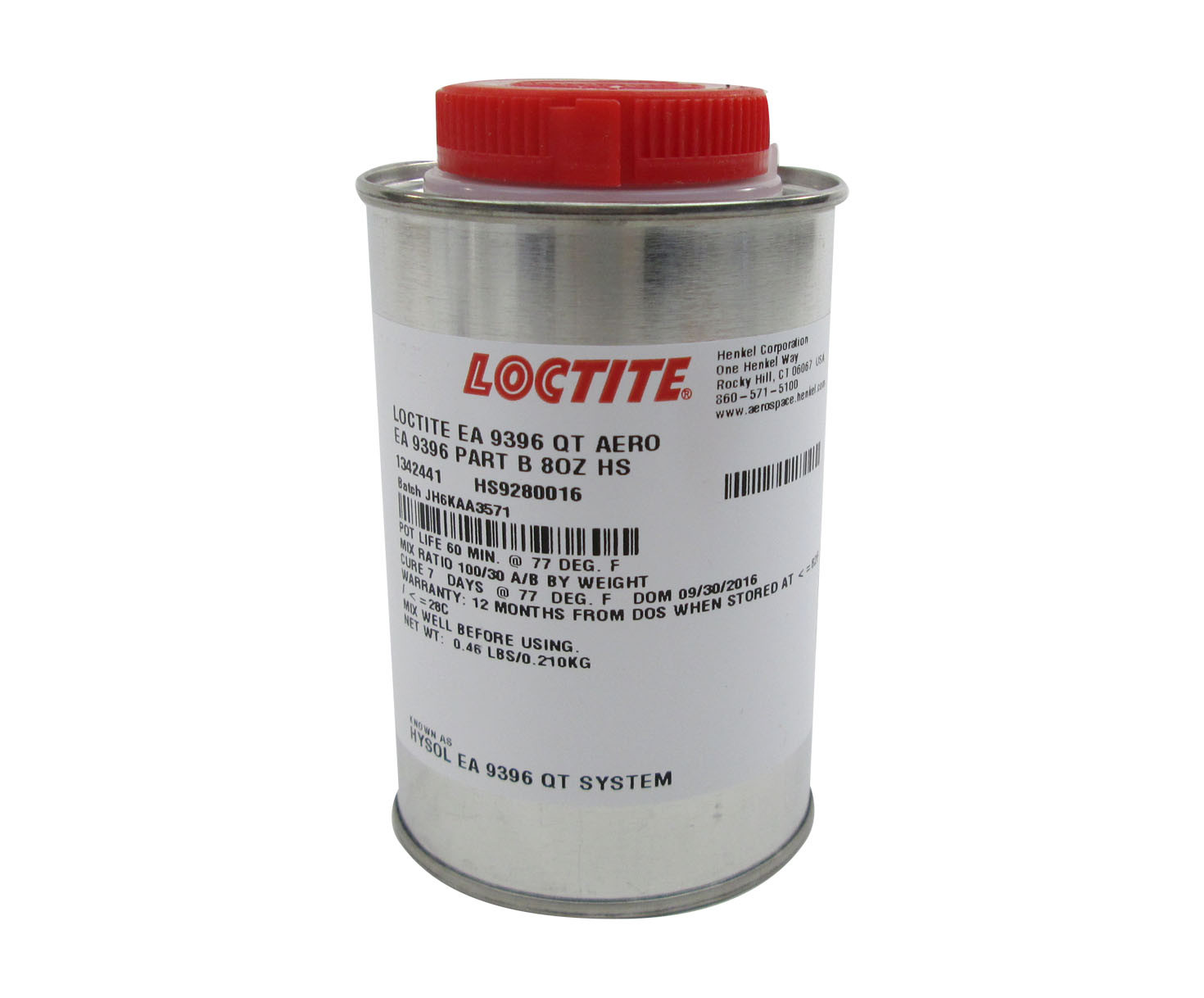 Henkel LOCTITE AERO EA 9396 Epoxy Adhesive - Quart