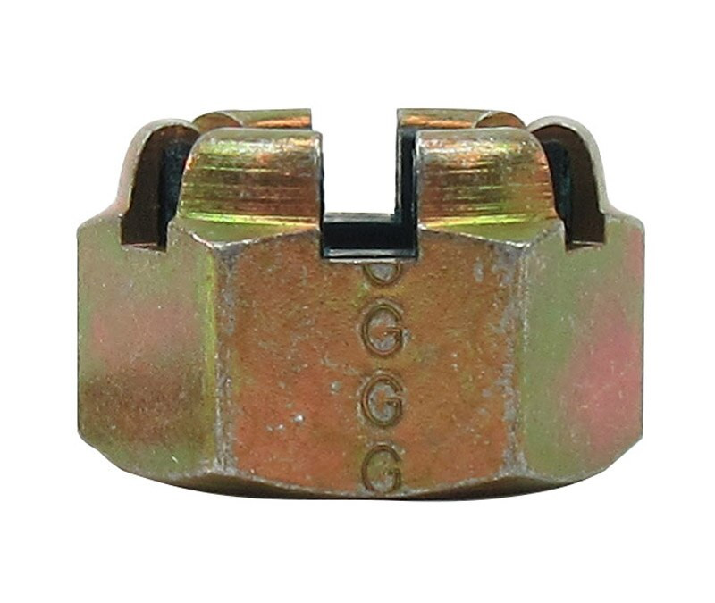 Military Standard MS17825-9 Steel Nut, Self-Locking, Slotted, Hexagon ...