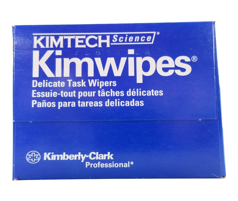 Kimwipes 34721 White 14.7" x 16.6" Light Duty Delicate Task Wipers - 90 ...