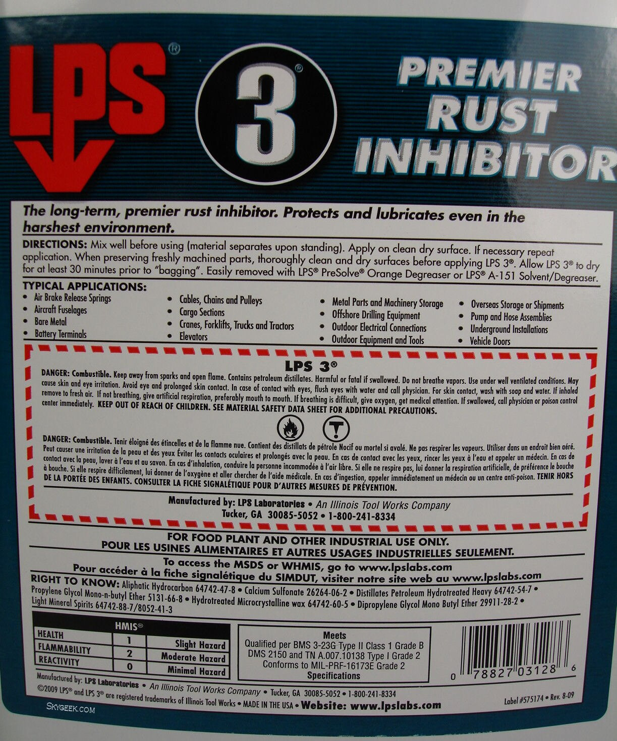 LPS 3 Long-Term Premier Rust Inhibitor - 1 Gallon Can