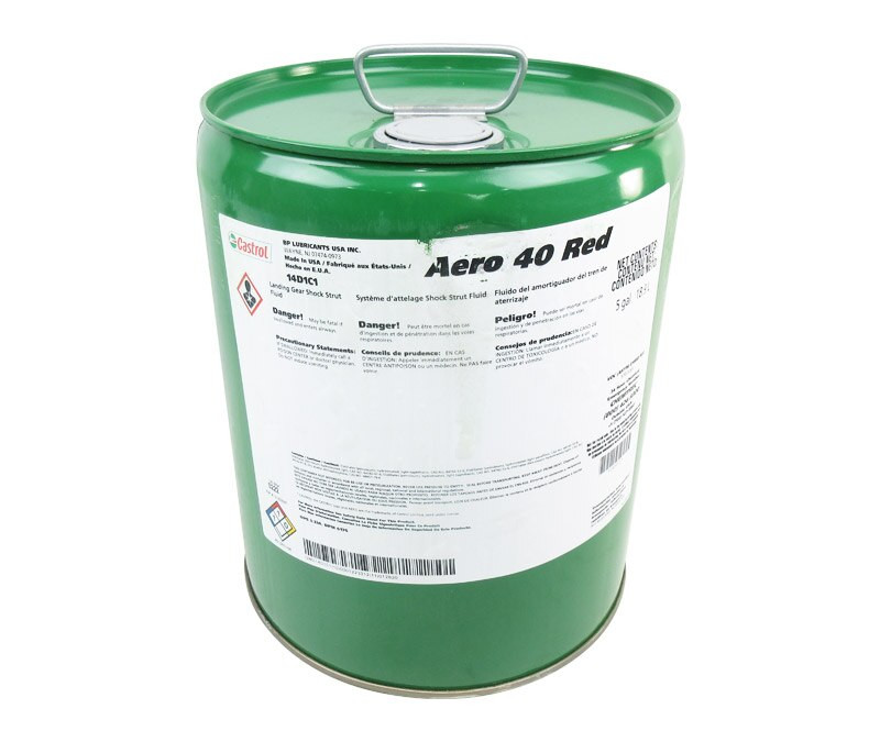Castrol Aero 40 Yellow DPM 6176 Spec Petroleum Based ISO 15 Aircraft ...