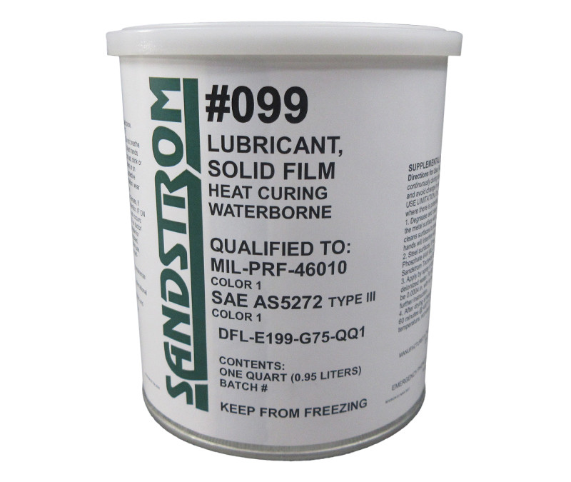 Sandstrom #099 Heat Cure Solid Film Lubricant - Quart Can