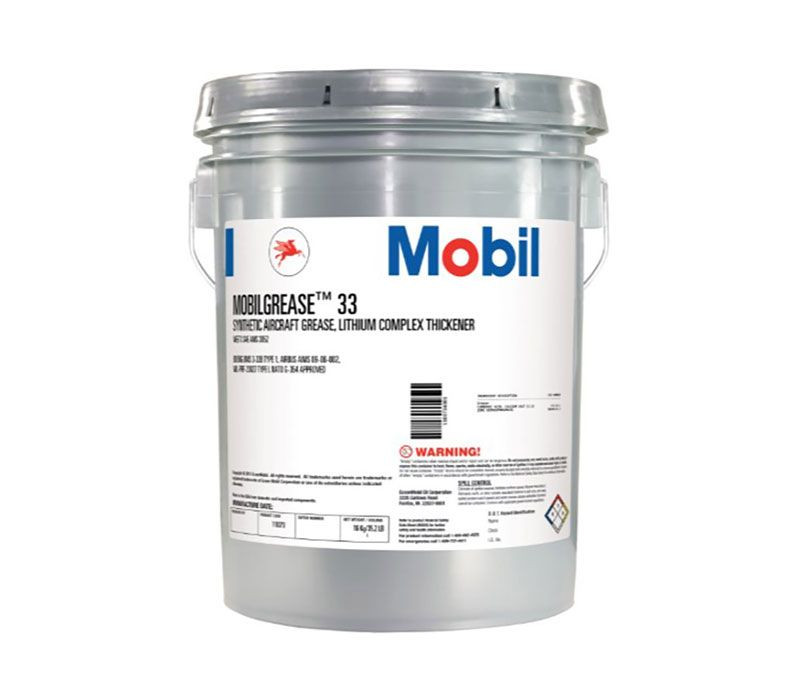 Exxon Mobil Mobilgrease 33 Blue-Green BMS 3-33B, Type 1 Spec Synthetic ...