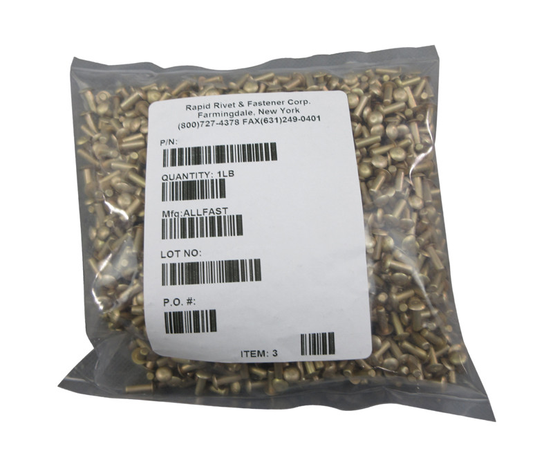 Military Standard MS20470AD4-6 Aluminum Universal Head Rivet, Solid ...