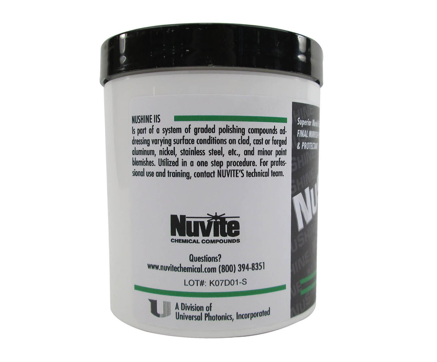 Nuvite PC22021LB Nushine II Grade S Final Finish Only Aircraft Metal ...